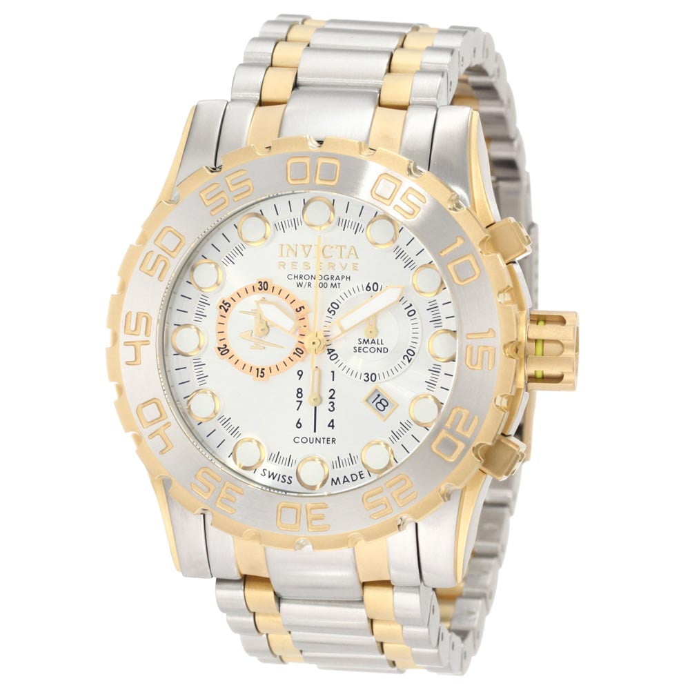 Invicta Men's 0815 Leviathan Evolution Reserve Silver Dial Two Tone ...
