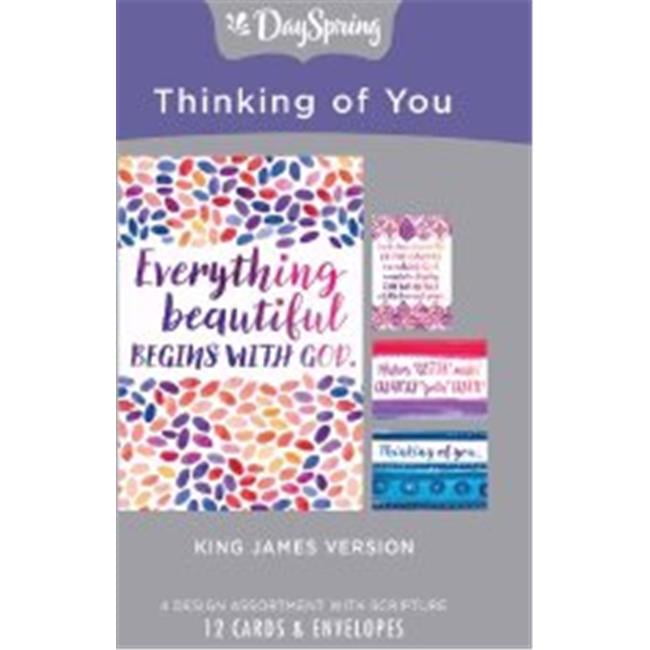 Dayspring Cards 135745 Card - Boxed Thinking of You - Maker - Box of 12 ...