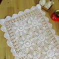 Gerich Handmade Crochet,Tablecloth Cotton Lace Rectangular Table ...