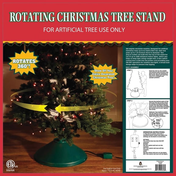 Morris Costumes EZ Rotating Christmas Tree Stand, 23.5 in - Walmart.com