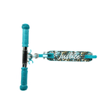 Justice Kids Tie Dye Kick Scooter with Light Up Wheels for Outdoor ...