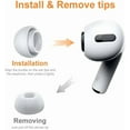 12 Pieces Replacement Earbud Tips For Airpods Pro 2, Sizes S,M,L, & 3 ...