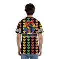 Custom Name Rainbow Hearts Tee, LGBTQ+ Pride Month Tshirt, Love Peace ...