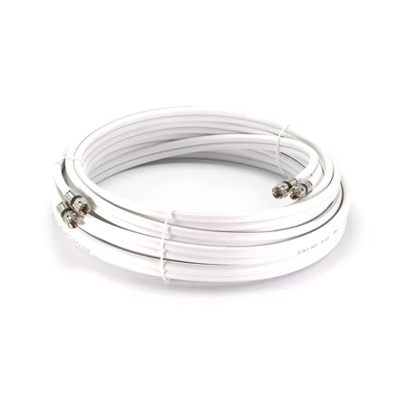 75ft Dual RG6 Coax - Proudly Made in The USA - Twin Coaxial Cable ...
