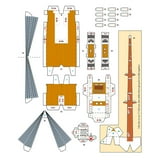Czar Russia Navy Oslabya Battleship Paper Model Kit Unassembled, 1:250 ...