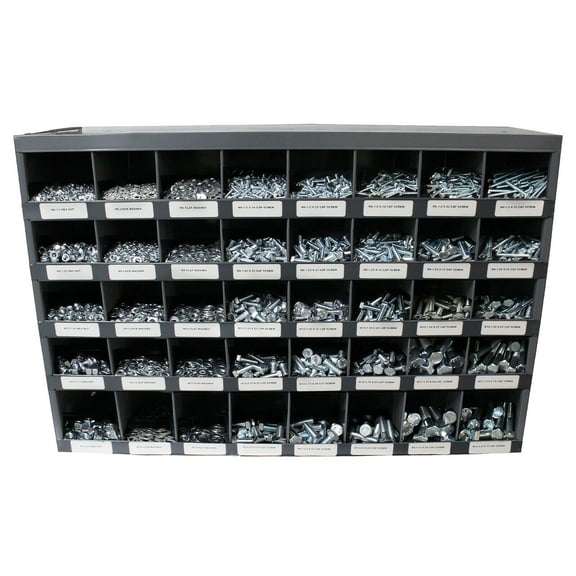 MNM Bolt Kits 5,170 pc Grade 8 Coarse Thread Nut Bolt & Washer ...