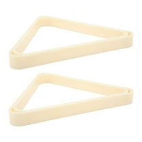 GSE Solid Wood Billiard Pool Ball Rack Set, 8-Ball Triangle & 9-Ball ...