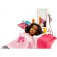 Barbie Salon Station Furniture Set with Doll & Accessories, Brunette ...