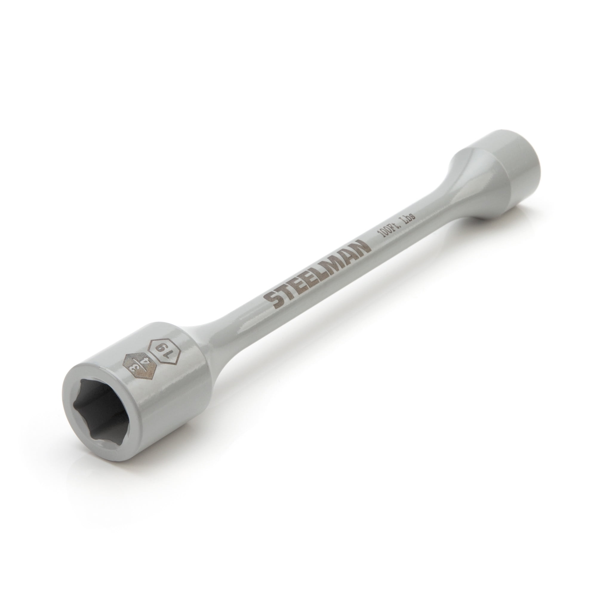 STEELMAN 60170 100 ft-lb 1/2-Inch Drive x 19mm Torque Stick, Cool Gray ...