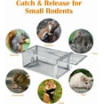 Humane Rat Trap, Chipmunk Rodent Trap That Work for Indoor and Outdoor ...
