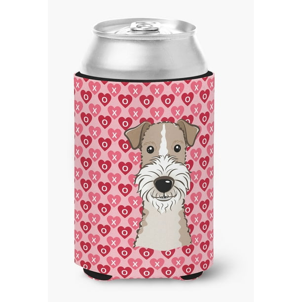 Wire Haired Fox Terrier Hearts Can or Bottle Hugger - Walmart.com