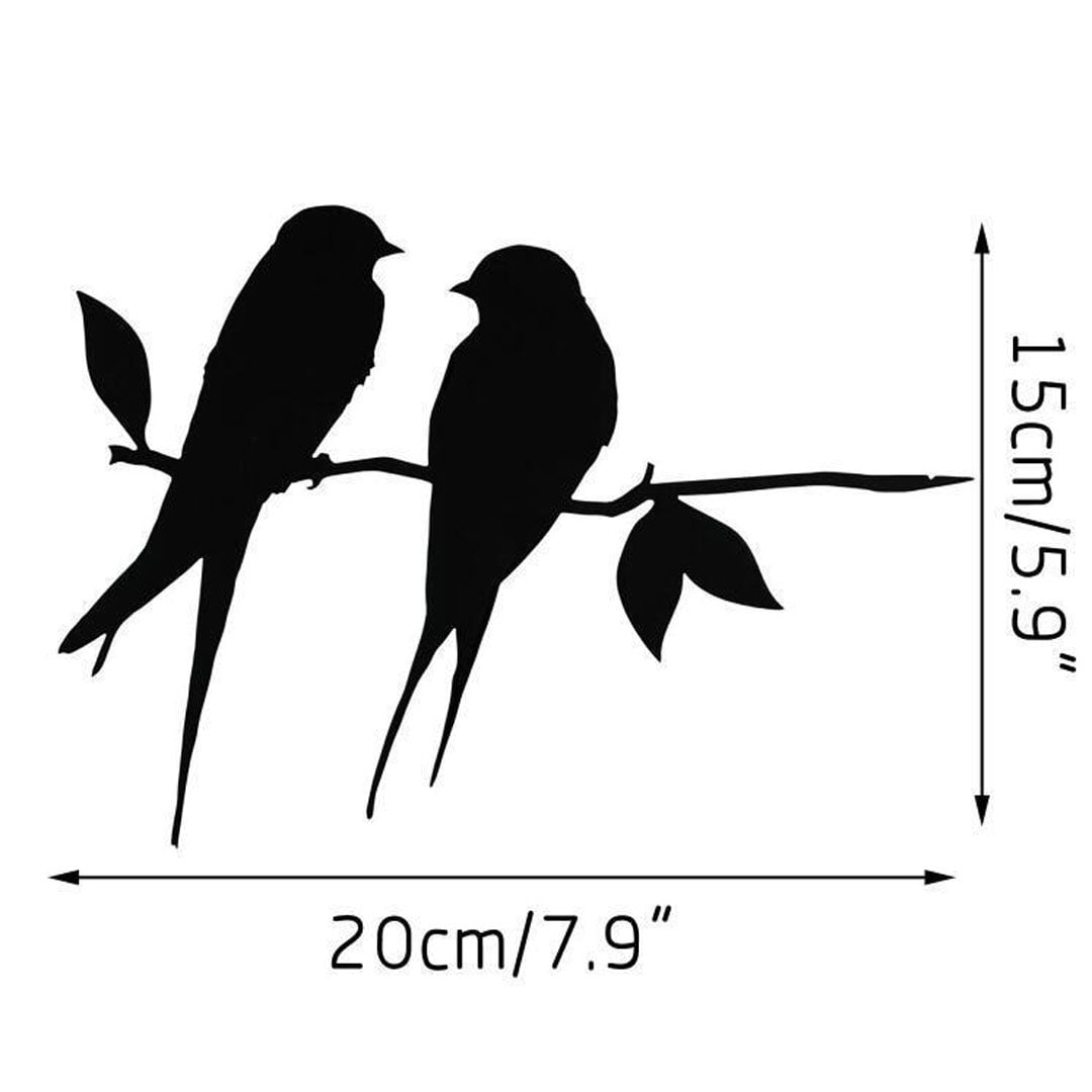 Bird Sitting On A Branch Silhouette