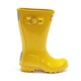 Hunter Girls Original Gloss Rain Boot, Yellow,2 M US - Walmart.com