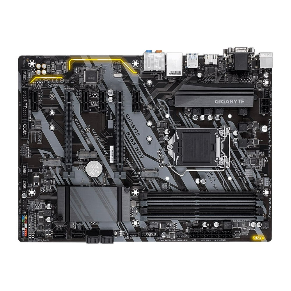 Gigabyte B365 HD3 - 1.0 - motherboard - ATX - LGA1151 Socket - B365 ...
