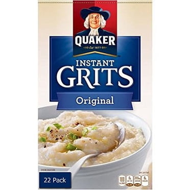 Quaker Instant Grits Value Pack, Original Flavor, Ready in Minutes, 22 ...