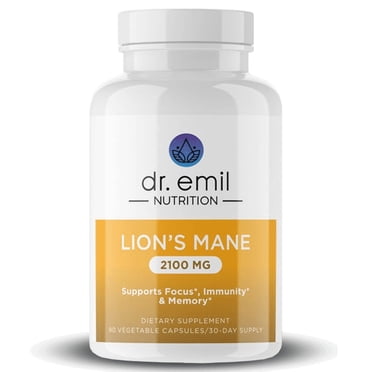 Lion's Mane Mushroom Supplement | 120 Capsules - Walmart.com