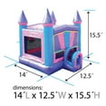 TentandTable Commercial Inflatable Bounce House - Modular Pink Kids ...