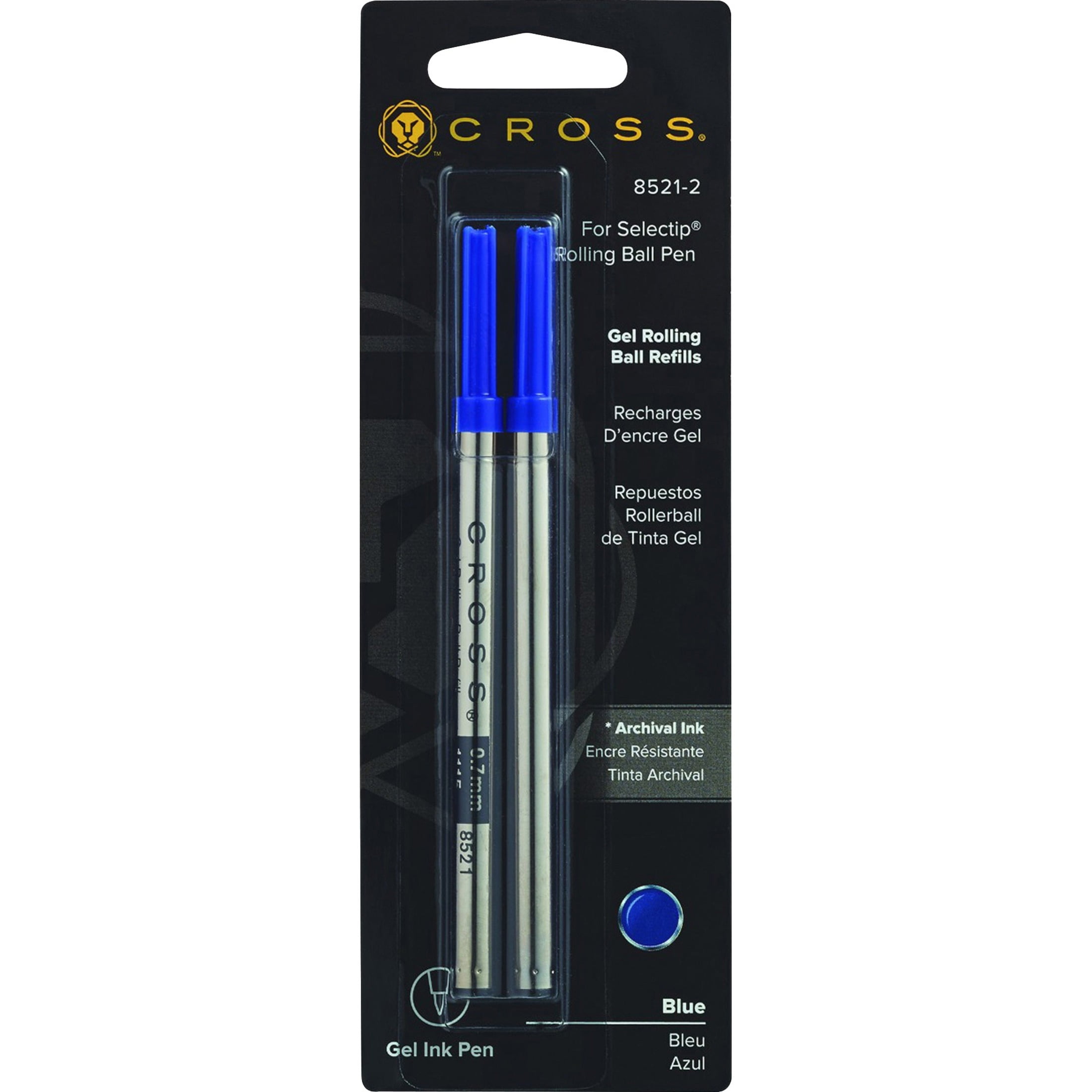 Cross Selectip Rollerball Pen Refill 2-pack - Walmart.com