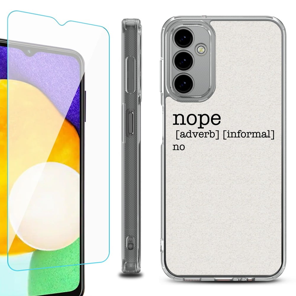 Shockproof Bumper Phone Case for Samsung Galaxy A14 5G, with Tempered ...