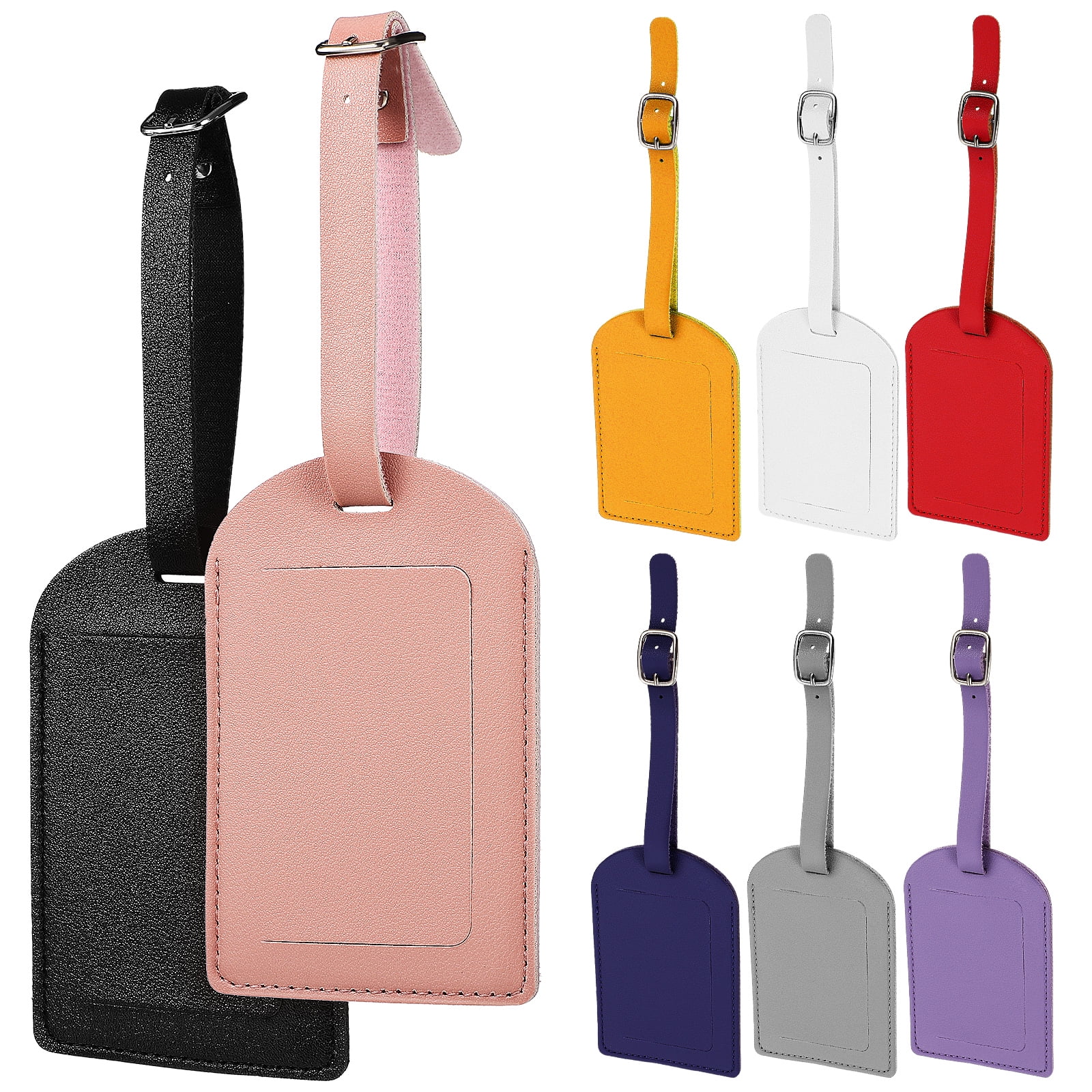 Click here for Homemaxs 8pcs Leather Luggage Tag Thicken Luggage... prices