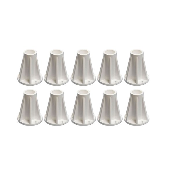 Saftron Polymer Pool Handrails & Ladders Surface Mounting Base, White ...