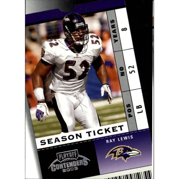 2003 Playoff Contenders #66 Ray Lewis NFL Football Trading Card ...