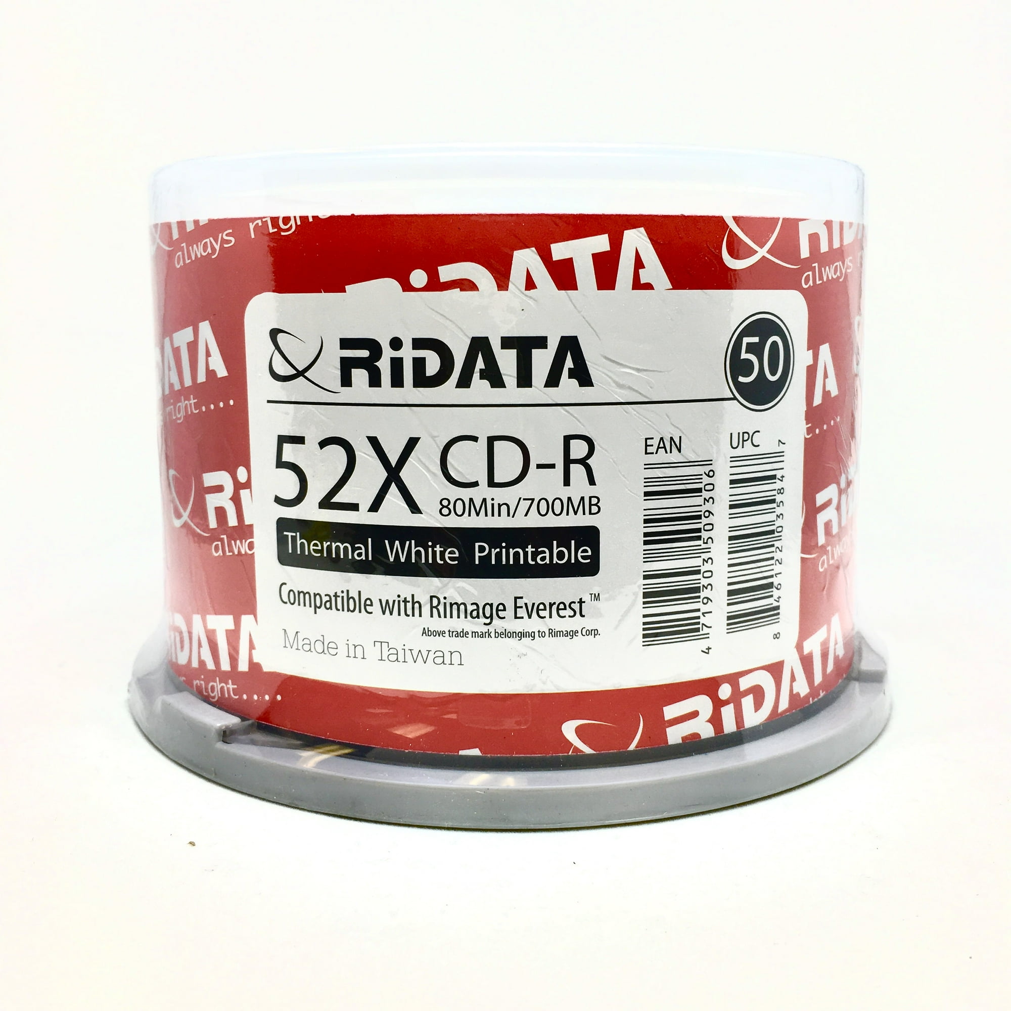 Click here for Ridata/Ritek Cd-R 80min/700mb 52x White Hub Therma... prices