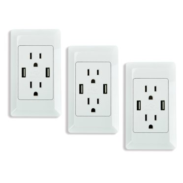 TOPGREENER 5.8A High Speed USB Type-C/A Combo Outlet, 15A Tamper ...
