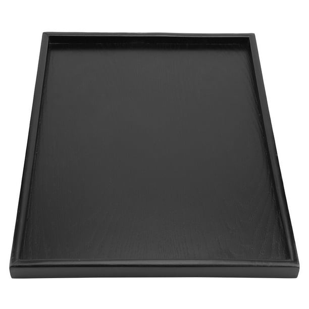 Rectangular solid wood tray, solid wood service tray rectangular shape ...