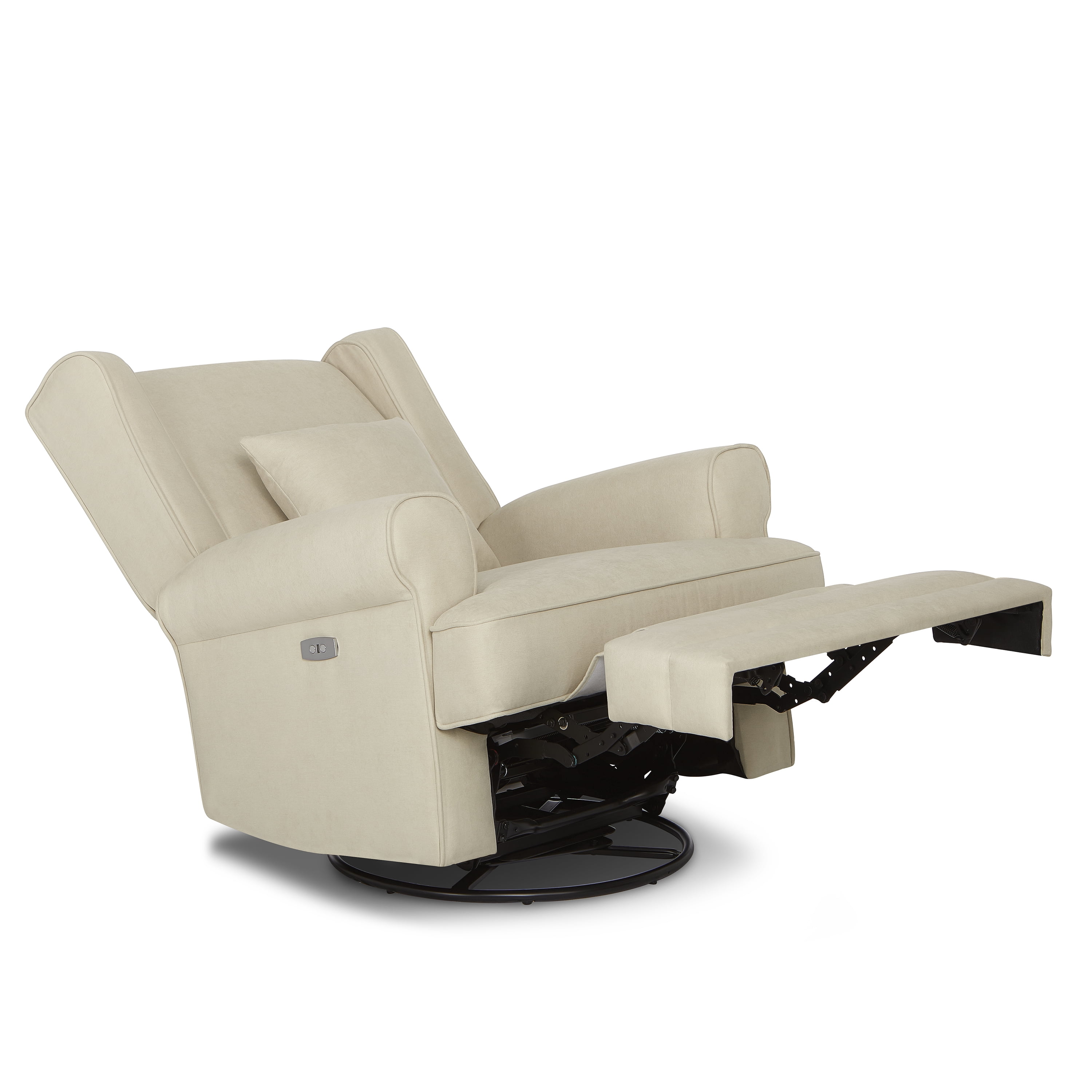 Evolur Phoenix Upholstered Seating Wing Back Glider Swivel, Rocker ...