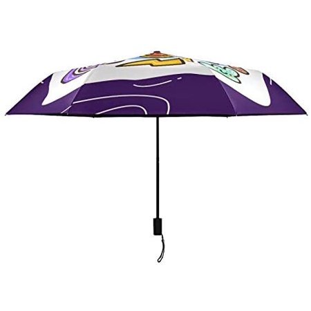 Cartoon Doodle Space Alien Parasol Umbrella for Girl,Woman,Ladies ...