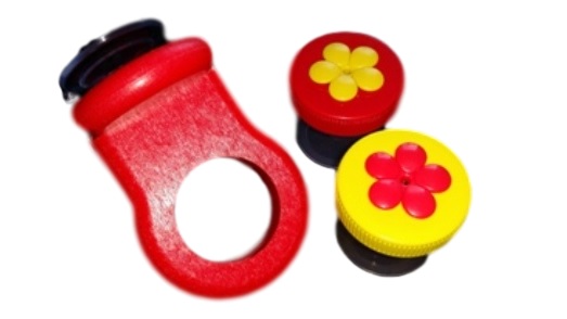Nectar DOTS Window Hummingbird Feeder Yellow and Red WD-1, 2 Large DOTS ...
