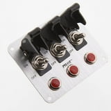 Pilot Automotive Pilot PL-SW53E 3 Safety Covered Toggle Switch Panel W ...