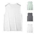 XFeng Mens Drop Arm Tank Tops Gym Workout Sleeveless Muscle Shirts Cut ...