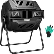 Lifetime Double Bin Rotating Composter, 100 Gallon, Polyethylene (60309 ...