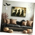 ANYWAY.GO Canvas Wall Prints 12x18inch, 3 Witches Full Moon Poster Dark ...