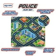 Lolo Toys Police Playset - 20 Piece Set with 4 Diecast Vehicles ...