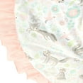 Lush Decor Pixie Fox Baby Round Ruffle Play Mat Pink/Gray Single 35 ...