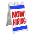 Now Hiring (24" X 36") Standard A-Frame Signicade, Includes Decal ...