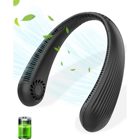 Neck Fan Quiet, DDKJ Mini Fan USB Rechargeable with 3000mAh Battery 8 ...