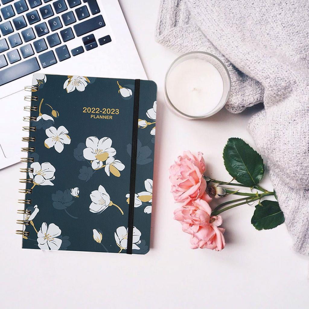 2022-2023 Planner Monthly/Weekly Calendar Agenda Floral 6"""" x 8.5 ...