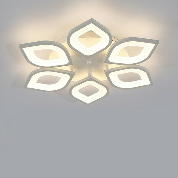 LED Flower Ceiling Light, Ceiling Lamp with Remote,Modern Flush Mount ...