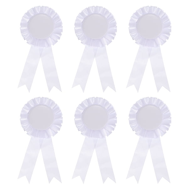 Uxcell Blank Award Ribbon, Rosette Ribbon Honorable Prize Recognition ...