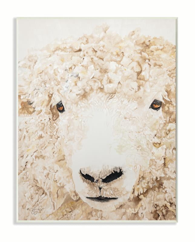 Black Faced 7 x 5 inches Original acrylic painting Sheep painting Sheep ...