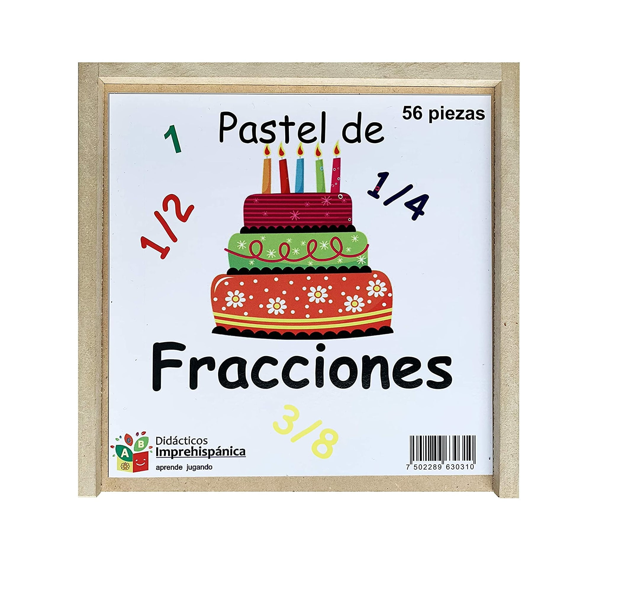 Pastel de fracciones PASTEL DE FRACCIONES Material Didáctico para niños ...