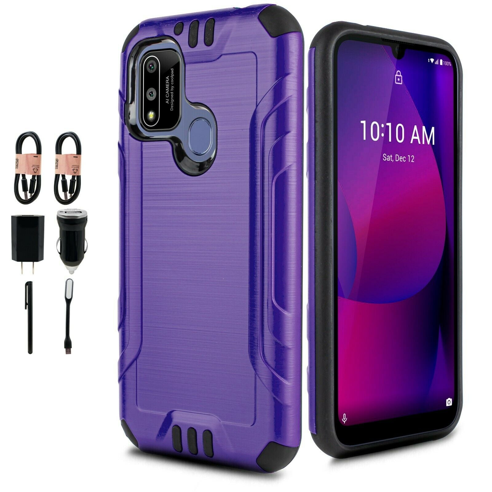 Value Pack+ for Coolpad SUVA Boost Mobile Defender Magnetic Phone Cell ...
