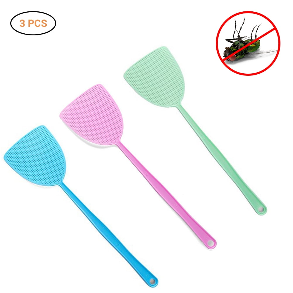 Matamoscas de plástico de 3 uds., Control Manual de plagas Swat ...