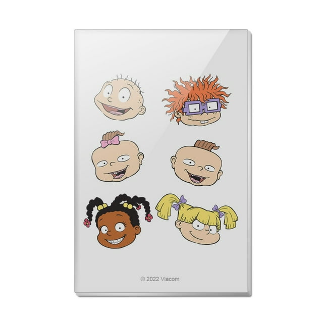 Rugrats Character Heads Rectangle Acrylic Fridge Refrigerator Magnet ...