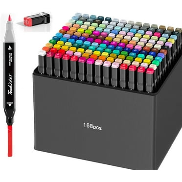 Arrtx Pastel Markers, OROS 66 Colors Alcohol Based Markers, Dual Tip ...