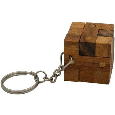 Magic Dice Cube - Wooden Brain Teaser Puzzle - Walmart.com